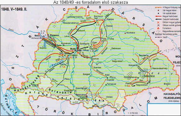 1848 49 Szabadságharc Térkép - marlpoint